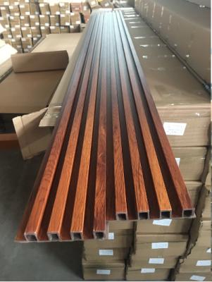 China Easy to Install Wood Composite Wpc Wall Panel External Clading Interior the Fluted Wall Panel for sale