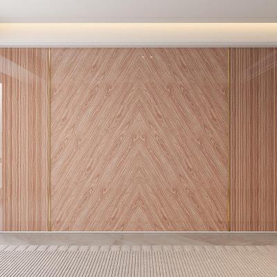 China Factory Direct Bamboo Charcoal Wood Veneer Panel Bamboo Charcoal Fiber Wall Board Bamboo Marble and Charcoal for sale