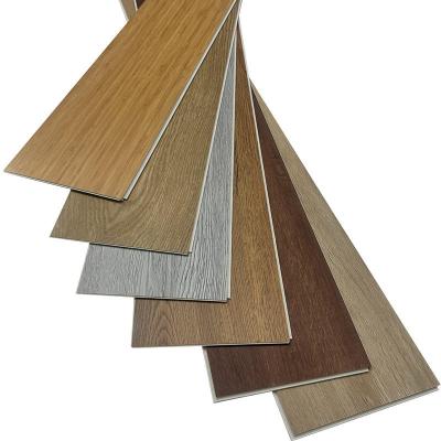 China Wholesale Wear Resistant Luxury Vinyl Flooring LVT LVP SPC WPC Click 5mm Waterproof Rigid Core SPC Tile Flooring for sale