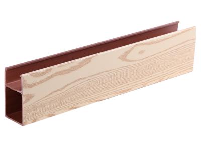 China Eco-friendly Indoor Hollow Square Pvc Tubes Column Wood Plastic Timber Wpc Tube for Partition for sale