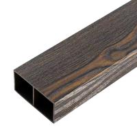 China Composite Wpc Timber Tube for Wall Partition Wpc Rectangular Timber Tube for sale