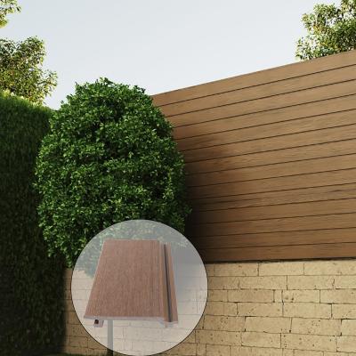 China Outdoor Waterproof WPC Wall Cladding Decorative Exterior Cladding Panel for Wall Cladding Outdoor WPC Wall Panel for sale