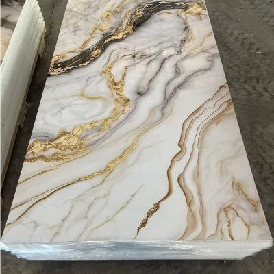 China New Design High Quality Marble PVC UV Panel PVC Marble Sheet Marble Institute Wall Board for sale