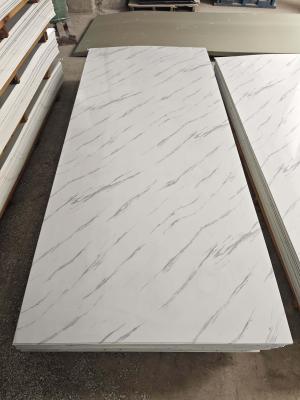 China High Glossy Waterproof Wall Panel 1220*2240mm Uv Pvc Sheet Marble Alternative Pvc Sheet for sale