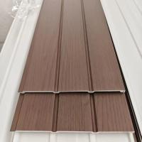 China WPC Solid Wall Panel Co-Extrusion Waterproof Wall Cladding Wood Grain Interior Decorative Panel Quick Installation for sale
