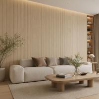 China Solid New Design Waterproof Moistureproof Composite Board WPC Wall Panel for Indoor Wall Decoration for sale