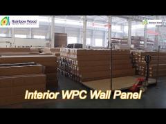 Panel de pared interior de madera de plástico compuesto impermeable