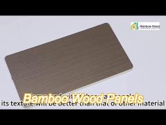 Pavimenti in bambù tessuto a strati per pavimenti esterni