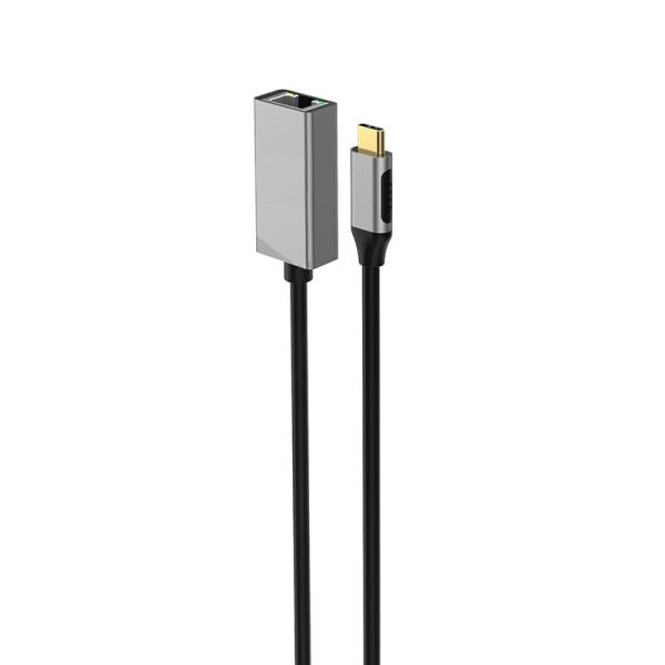 Quality USB C To Lan Gigabit Adapter For Phone Laptop Plastic ABS White Color for sale