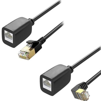 China Cat8 SFTP Ethernet Extension Patch Cable Double Shielded 40Gbps 2000MHz for sale