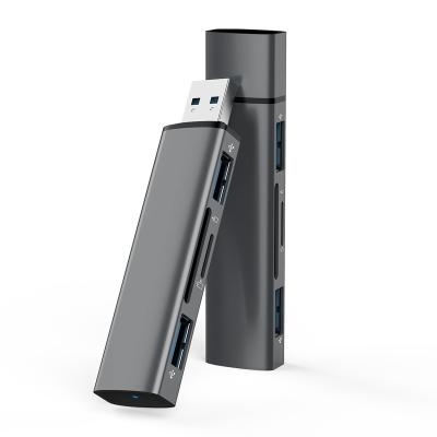 China USB C 3.2 Gen 2 USB Hub With 2 In 1 USB 3.0 Card Reader for sale
