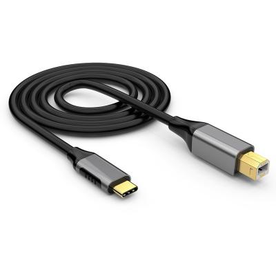 China USB-C to USB Type B Cable For USB printers scanners or external USB Hard Drives for sale