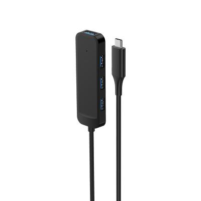 China USB C HUB 4 Poorten USB 3.0 HUB ABS Kunststof Materialen Te koop