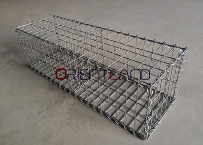 China Tamanho soldado galvanizado mergulhado quente 1m×0.3m×0.3m da abertura 5cm×10cm das cestas de Gabion à venda