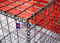 China Large Pvc Coated Welded Gabion Baskets 75×75mm Rectangular Hole Shape for sale