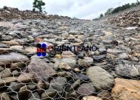 China Durable Gabion Wire Baskets Rock  For Scour Protection Erosion Control for sale