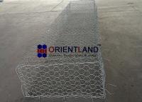 China Double Twisted Hexagonal Mesh 60×80mm Gabion Wire Baskets for sale