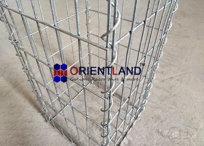 China ISO Square Column Stone Welded Gabion Baskets 50cm for sale