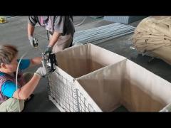 Uv Bestand Militaire Barrières Olive Green  Foldable Gabions