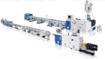 China Small-caliber PE/PPR/PE-RT/PA Single-pipe, Dual-pipe High-speed Extrusion Production Line for sale