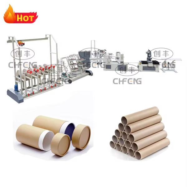 Quality Multi-Layer Eco-Friendly Paper Tube Winding Machine with PLC Control System for for sale