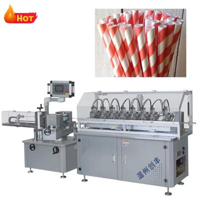 China Juice Shop Dedicated Hygienic Paper Straw Production Line  Paper Straw Making Machine With CE Certification for Juice Drinking for sale