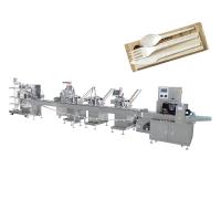 Quality Price Disposable Spoon Knife Fork Wet Wipe Counting Packing Making Machine for sale