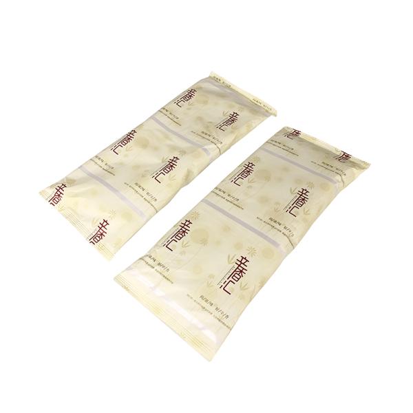 Quality Disposable Spoon Knife Fork Wet Wipe Tableware Four Sides Seal Automatic Packing for sale