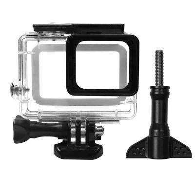 China Go Pro Accessories Replacement Waterproof Housing Protective Case Underwater Diving Shell Cover For  Hero 5 Black for sale