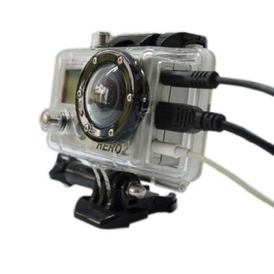 China Underwater Transparent Side Open Protective Housing Case Protector Shell For  Hero 2 1 Action Camera for sale