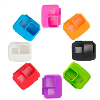 China Go Pro 5 Accessories Soft Silicone Protective Case Cover For  Hero 5 Black Camera WIth Frame for sale