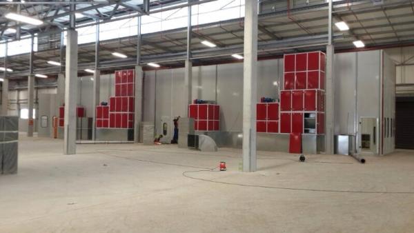 Industry Spray Paint Booth CE Standard For Bus Painting