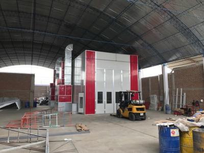 Cina Attrezzature di verniciatura per le attrezzature diesel della pittura di calore della stanza della pittura del bus di Yutong in vendita