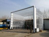 China Retractable Paint Booth 15000x5000x5000mm Moveable Space Saving CE Certified for sale