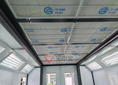 Cina La cabina di spruzzo mobile con il contenitore di espansione della parete laterale dipinge la stanza per l'automobile in vendita