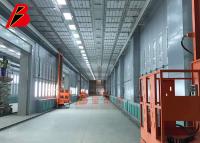 China Automatic Liquid Industrial Paint Spraying Booth 2.5m Length 60 Micron Filtration Custom Manufacturing Line for sale