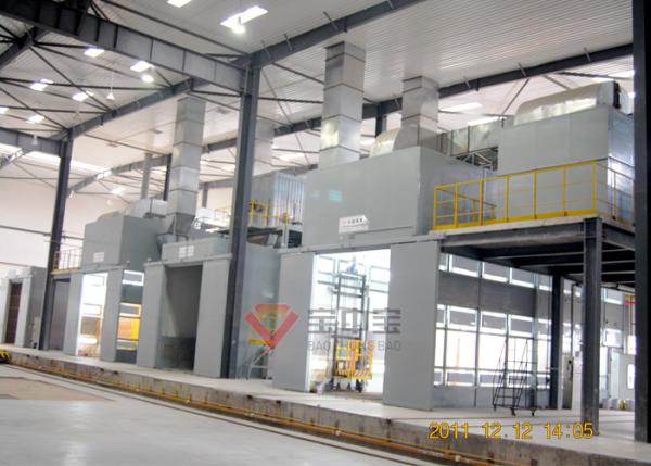 Linea di produzione della verniciatura a spruzzo del missile attrezzature militari della pittura di serie