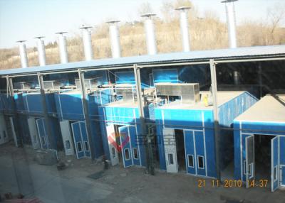 China 1000 Lux Bus Spray Booth With Zij Lichte Ventilator op de Hoogste Cabine van de Vrachtwagenverf Te koop
