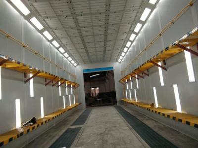 China De Cabine van de containernevel met VOCs-de Aandrijving van het behandelingsmateriaal door Ontwerpverf en bakselzaal Te koop