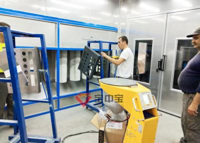 China TUV Grote van de de deklaaglijn van het Cycloonpoeder de Verfcabine door Handbakselzaal Te koop