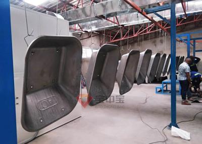 China Power Coating Oven Semi Automatic Loading Workpiece Hanging Power Coating Line for sale