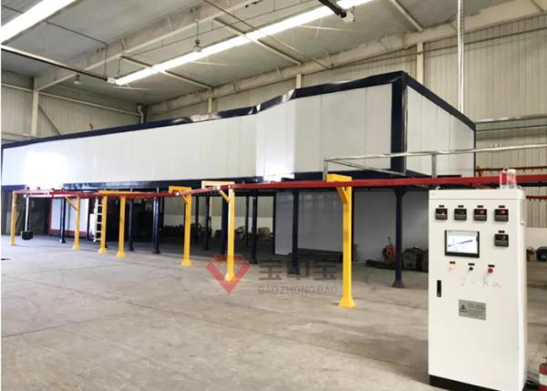 Progetto per la linea di rivestimento d'attaccatura della polvere di trasporto nella fabbrica del metallo