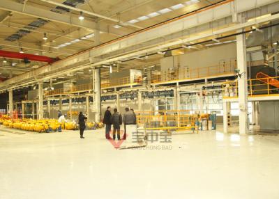 China Construction Vehicle Painting Line Vehicle Components Powder Coating Line Paint Booth for sale