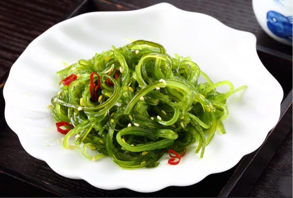 Quality Crispy Ready To Eat Japanese Wakame Seaweed Salad Frozen Goma Seaweed Low Fat Side Dish for sale