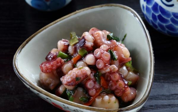 Quality Pre Cooked Japanese Seasoned Food Wasabi Octopus Ready To Eat Appetizer for sale