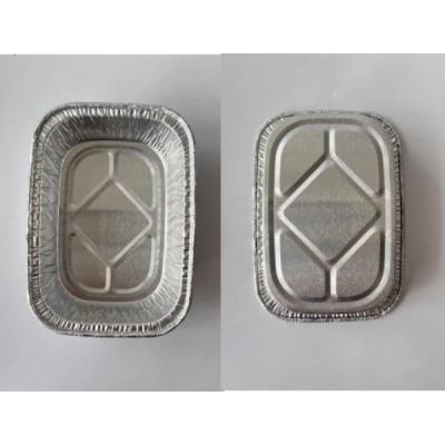 China High Capacity Square Aluminum Foil Container Disposable Food Packaging Bulk Catering Pan for sale