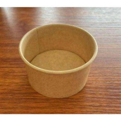 China 4oz Kraft Eco-Pulp Disposable Food Packaging Mini Ice Cream/Dessert Cup, High Density for sale