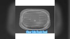 Clear Takeout Box Lids Low MOQ