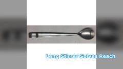 Long Stainless Steel Stirrer for Bars Cafes