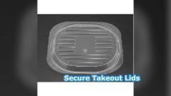 PS Clear Takeout Box Lids Low MOQ